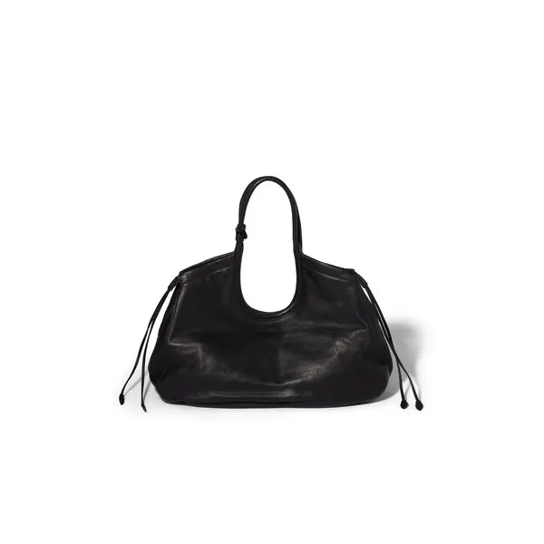 Miu Miu Nappa Leather Shopping Bag - Black