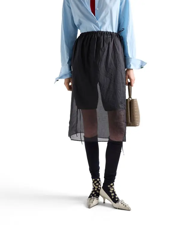 Prada Organdy Bermudas
