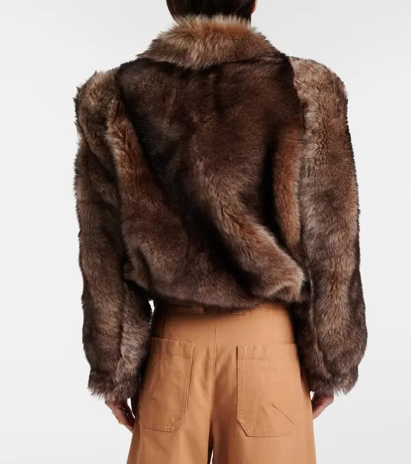 Chloé Cropped Shearling Jacket