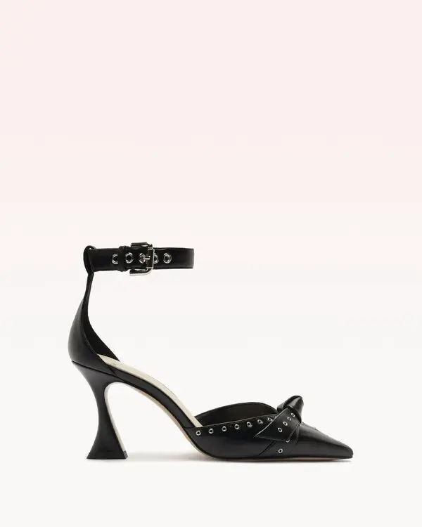 ALEXANDRE BIRMAN Clarita Buckle Mini Eyelet 85 Heeled Sandals