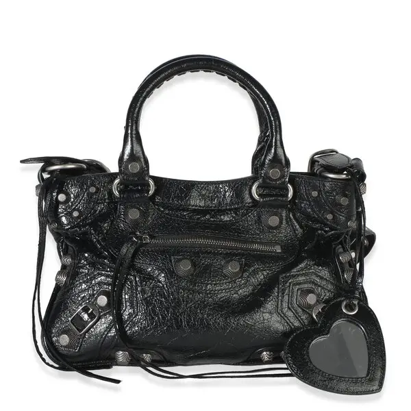 Balenciaga Agneau Neo Cagole City Bag - Black