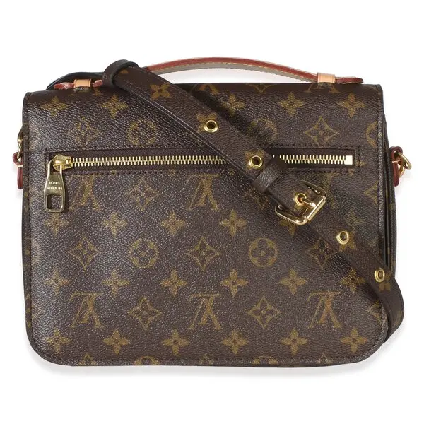 LOUIS VUITTON Monogram Canvas Pochette Metis - Brown