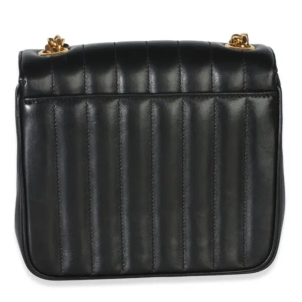 Saint Laurent Lambskin Matelassé Monogram Vicky Chain Bag