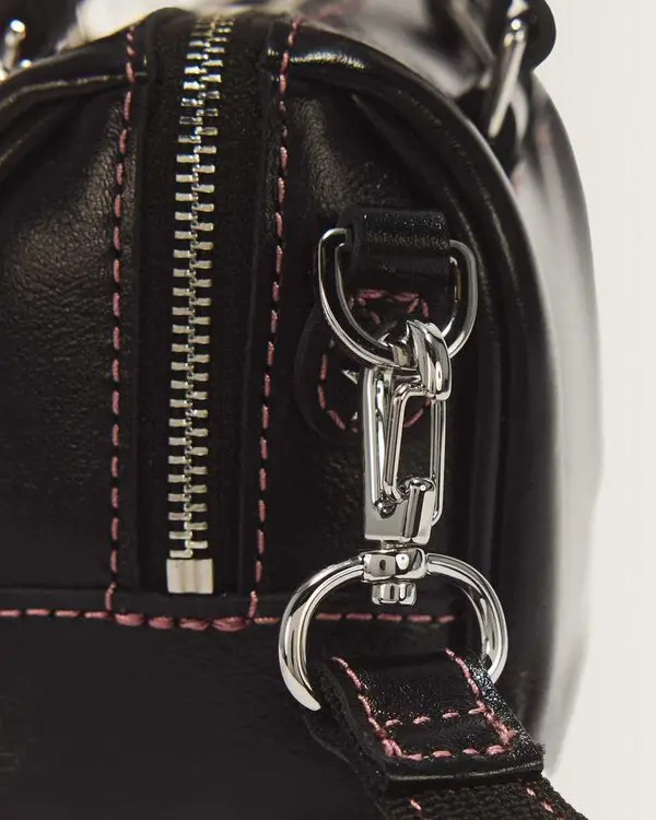 Dr. Martens Mini Top Handle Bag In Milled Gloss Leather