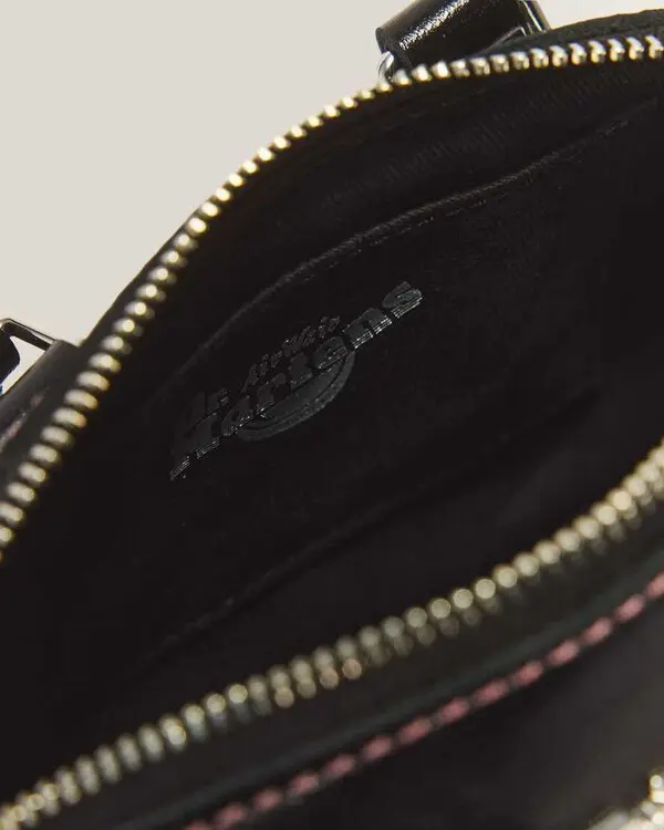 Dr. Martens Mini Top Handle Bag In Milled Gloss Leather