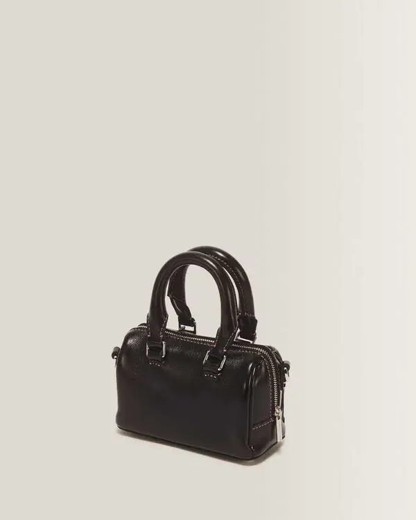 Dr. Martens Mini Top Handle Bag In Milled Gloss Leather