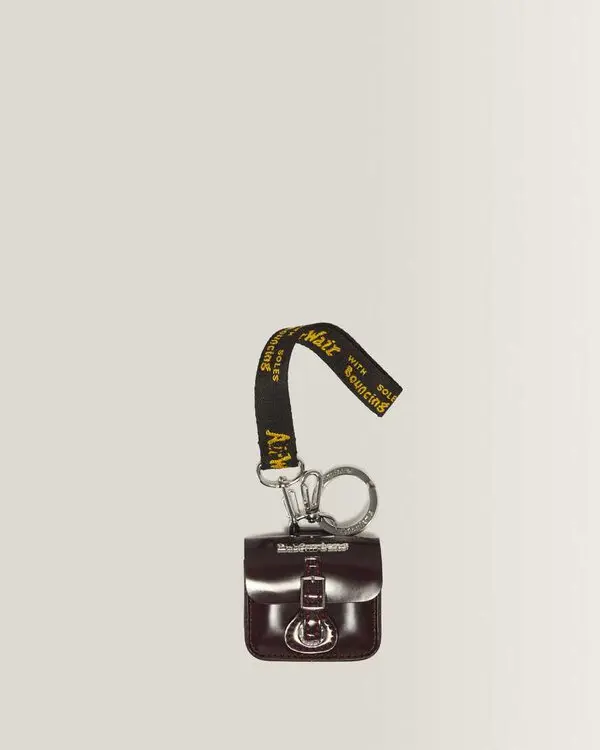 Dr. Martens Pouch Keyring With Cherry Welt Stitching - Red