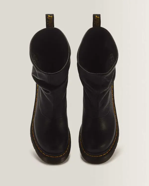 Dr. Martens Kasey Lo Virginia Leather Heeled Boots