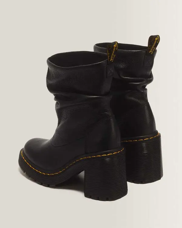 Dr. Martens Kasey Lo Virginia Leather Heeled Boots