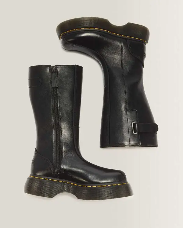 Dr. Martens Buzz Hi Gloss Leather Boots