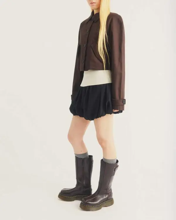 Dr. Martens Buzz Hi Gloss Leather Boots