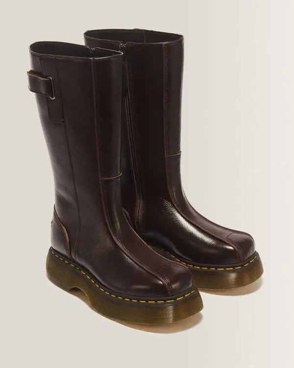 Dr. Martens Buzz Hi Gloss Leather Boots