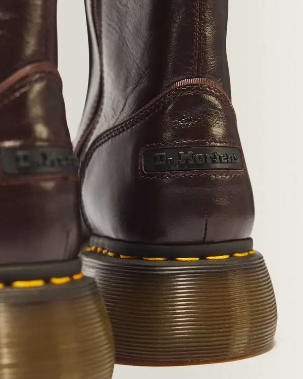 Dr. Martens Buzz Hi Gloss Leather Boots