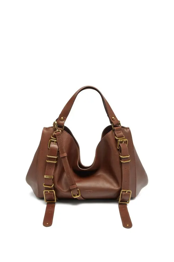 DIESEL® D-one-medium Top-handle Bag In Treated Leather