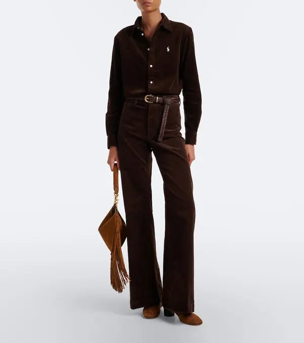 Polo Ralph Lauren Cotton Corduroy Flared Trousers