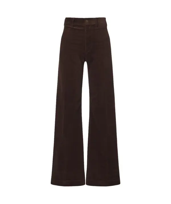 Polo Ralph Lauren Cotton Corduroy Flared Trousers - Brown