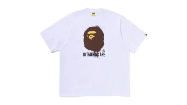 A BATHING APE Spray Print Bathing Ape Relaxed Fit T-shirt