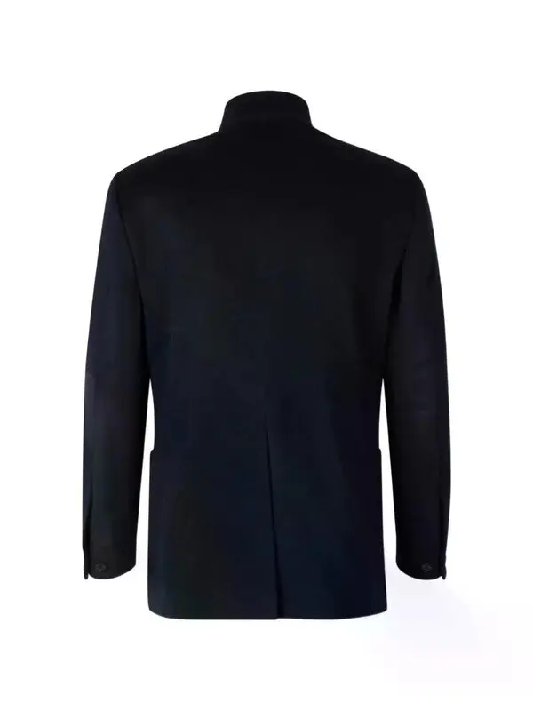 LARDINI Mandarin Collar Cashmere Jacket