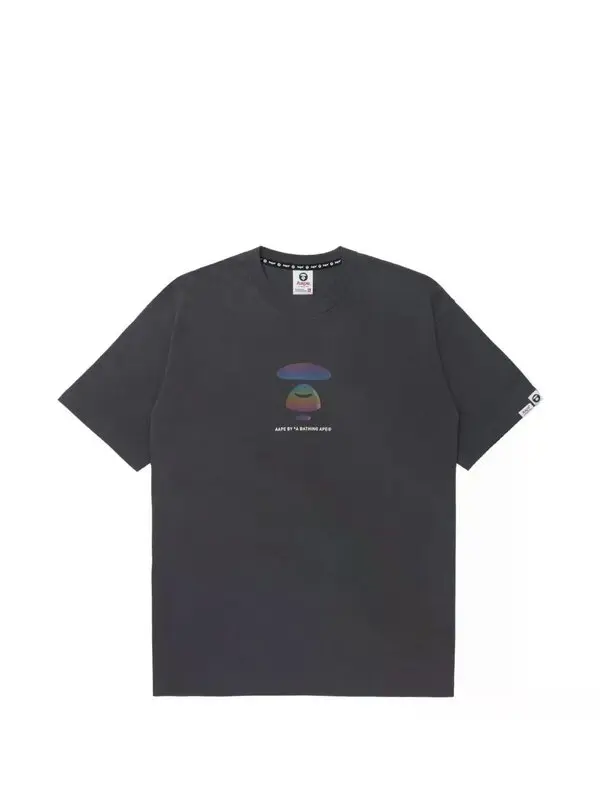 AAPE BY *A BATHING APE Moonface Hologram-print T-shirt