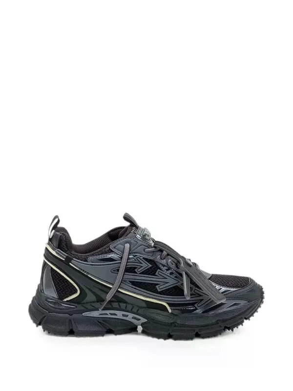 Off-White Be Right Back" Sneakers With Signature Arrows Motif - Black