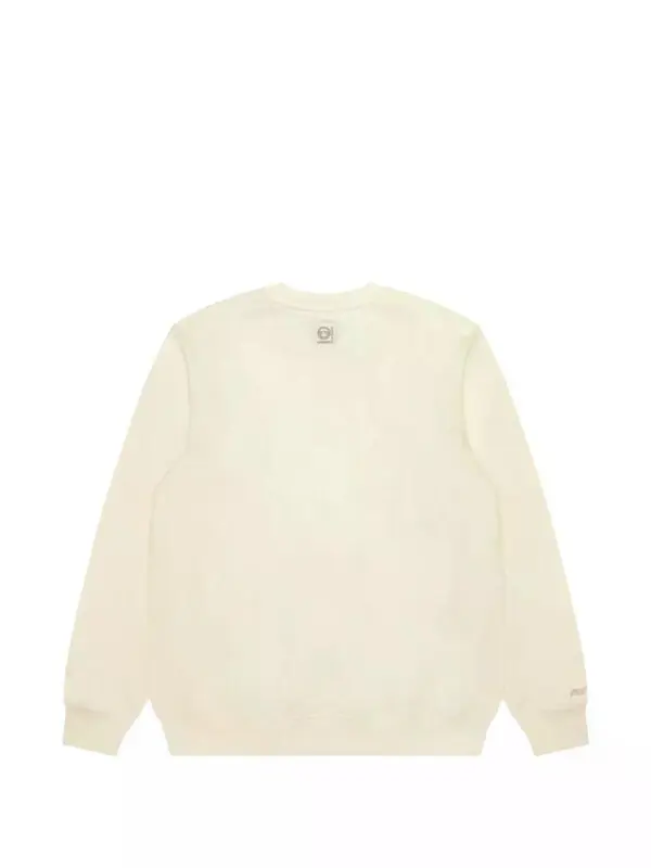 AAPE BY *A BATHING APE Moonface Heart-patch Sweatshirt