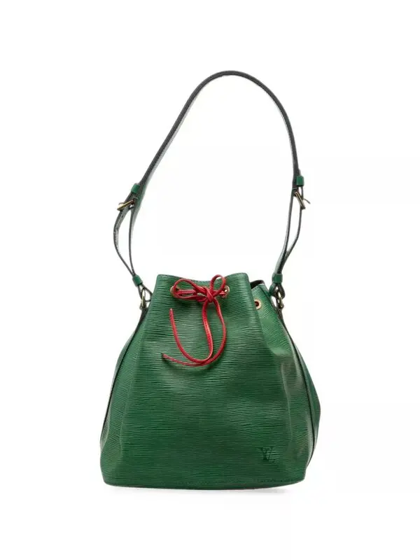 LOUIS VUITTON 1994 Epi Petit Bicolor Noe Bucket Bag