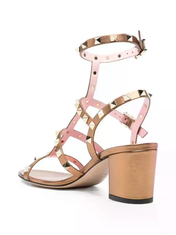 Valentino Garavani Rockstud Embellished Leather Sandals
