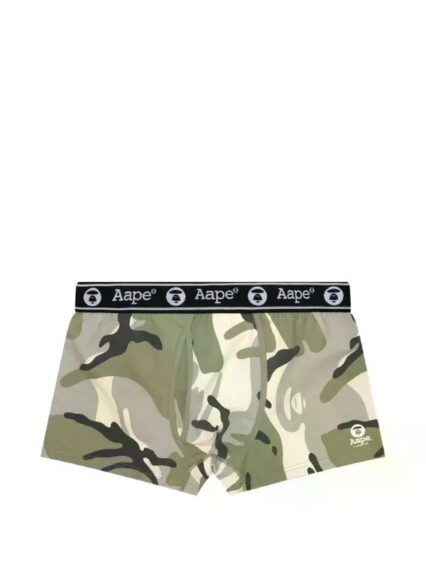 AAPE BY *A BATHING APE Moonface-detail Camo-print Boxers