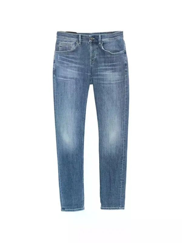 DONDUP Faded Whiskered Jeans - Blue
