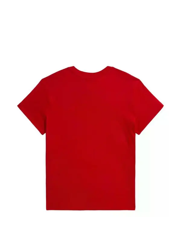 Polo Ralph Lauren Cotton T-shirt With Embroidered Pony Motif - Red