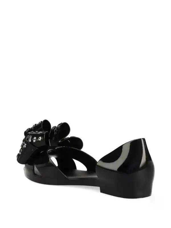 Melissa Floral-print Bow Detail Sandals