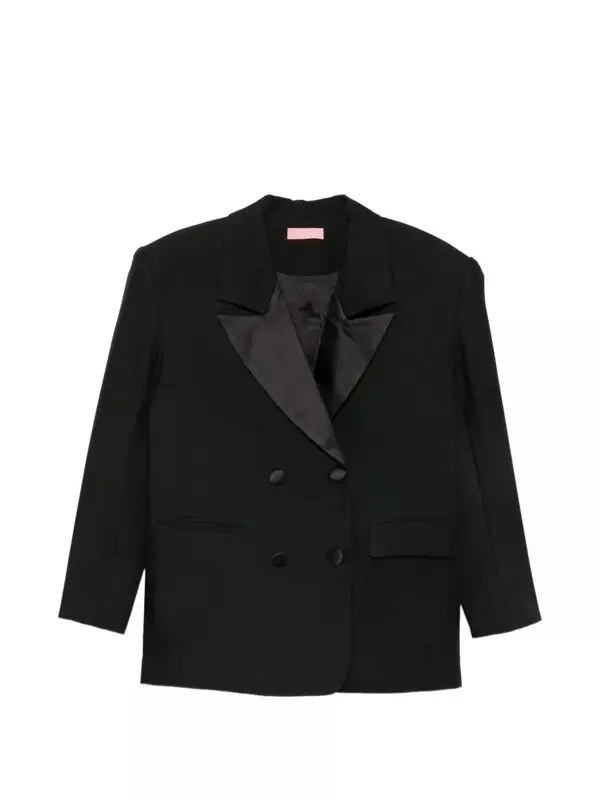 TWENTY FOURHAITCH Double-breasted Peak-lapel Jacket