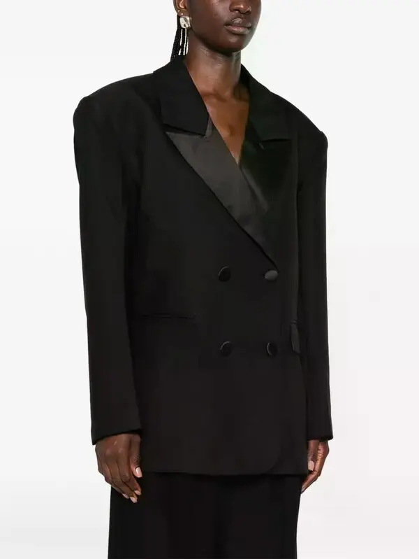 TWENTY FOURHAITCH Double-breasted Peak-lapel Jacket