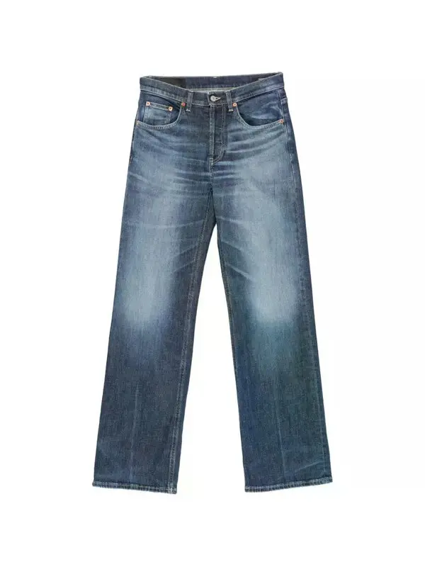 DONDUP Faded Straight-leg Jeans