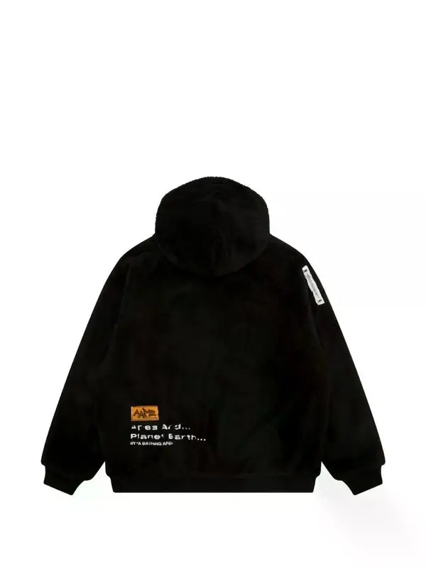 AAPE BY *A BATHING APE Moonface Logo Zip-up Hoodie