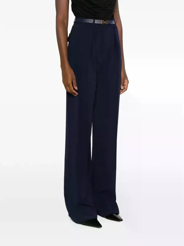 Elisabetta Franchi Belted Wide-leg Trousers
