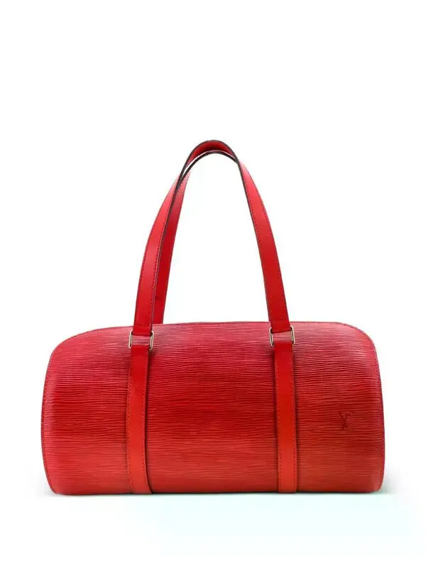LOUIS VUITTON Soufflot Epi Leather Handbag - Red