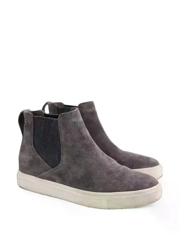 Vince High-top Suede Chelsea Sneakers