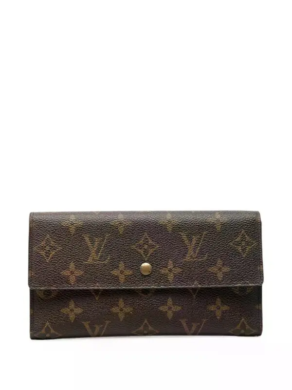 LOUIS VUITTON 2003 Monogram Sarah Wallet Long Wallets