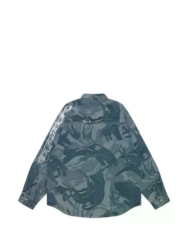 AAPE BY *A BATHING APE Moonface Camo-print Shirt