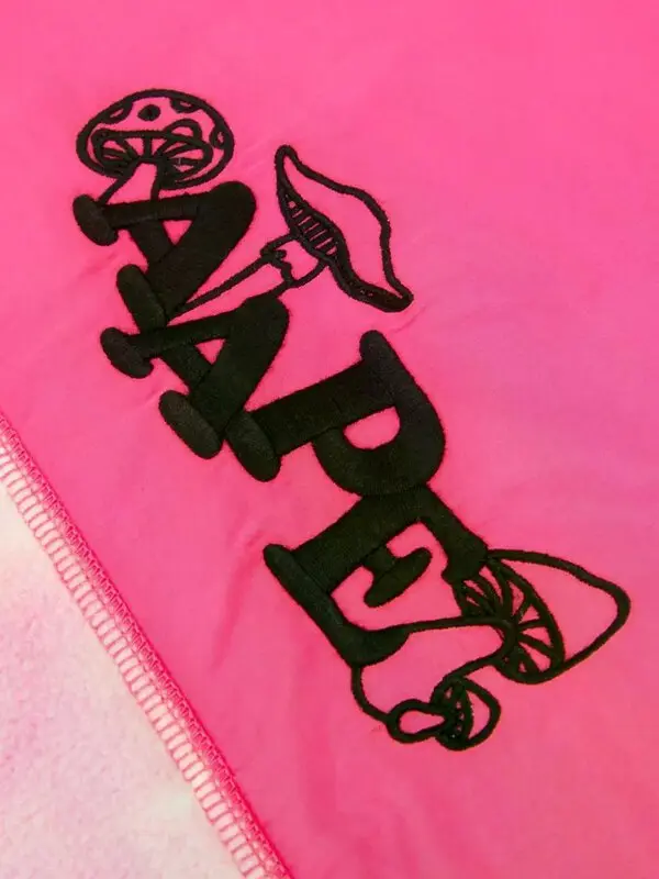 AAPE BY *A BATHING APE Tie-dye Zip-up Hoodie With Moonface Motif