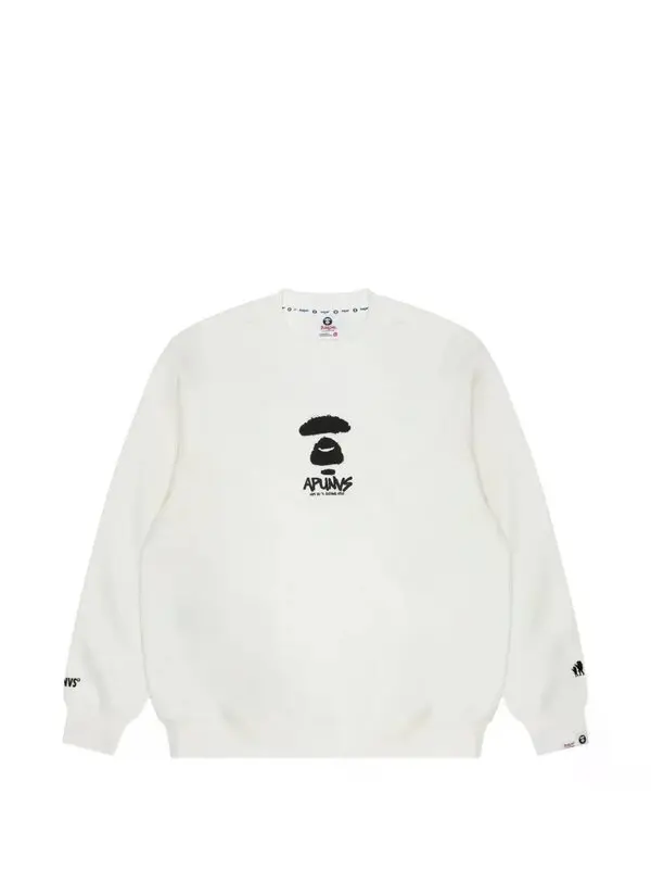 AAPE BY *A BATHING APE Moonface Graphic-print Sweatshirt