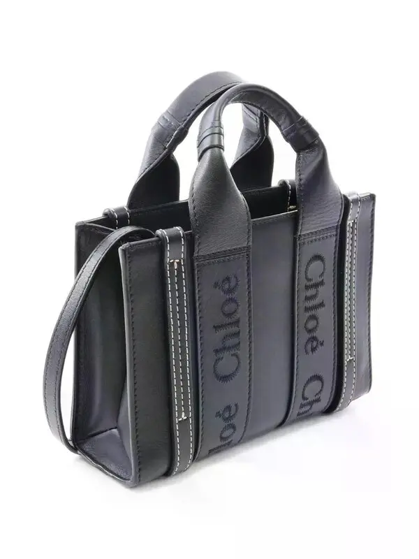 Chloé 2010-2026 Mini Leather Woody Satchel