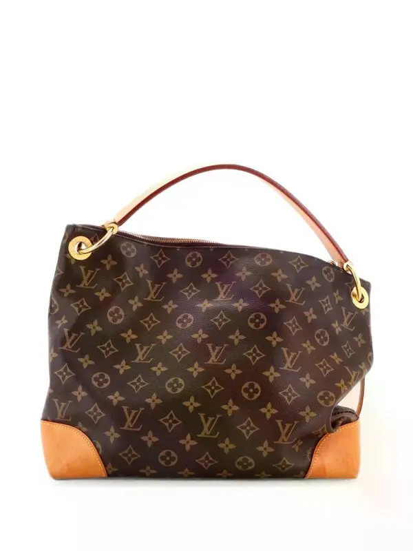 LOUIS VUITTON Berri Handbag Monogram Canvas Pm Hobo Bag