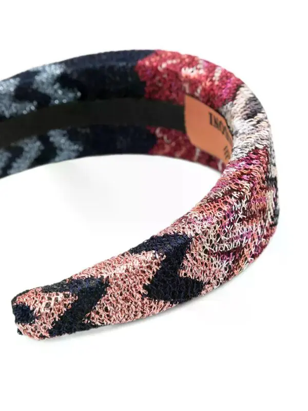 Missoni Zigzag-knit Padded Headband