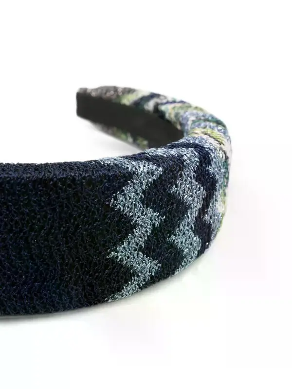 Missoni Zigzag-knit Padded Headband