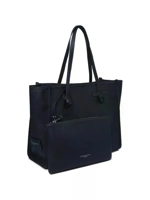 MARCELLA CLUB Logo-patch Tote Bag - Blue