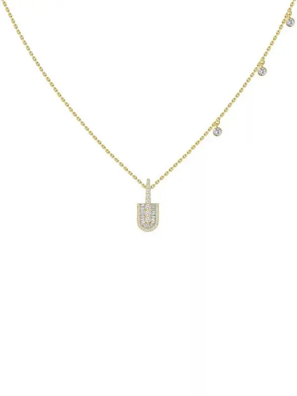 U LOS ANGELES Diamond Necklace - Gold