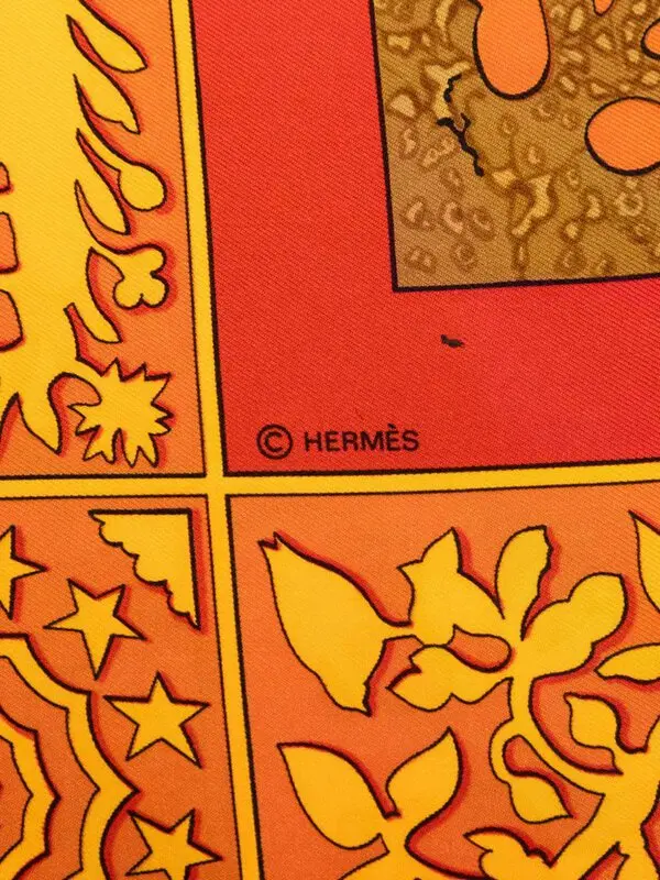 Hermès 2000-2026 Early America Silk Scarf 90 Scarves