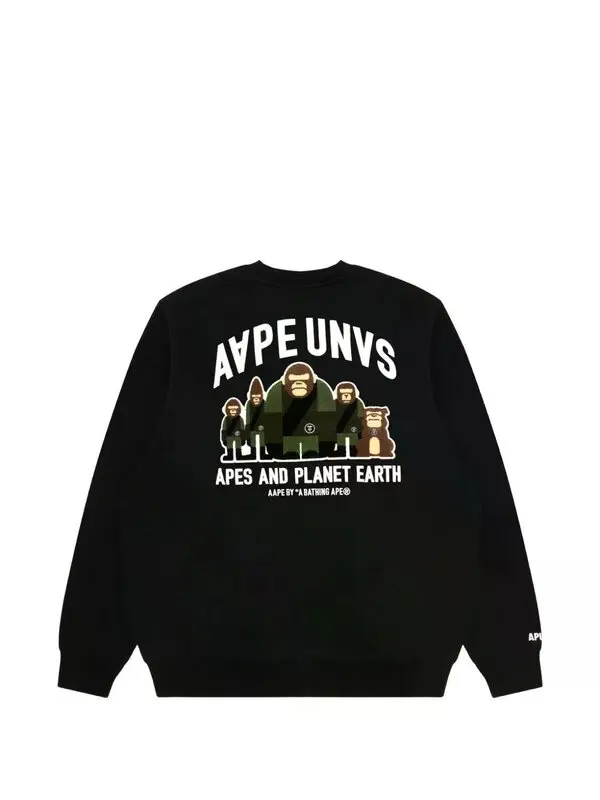 AAPE BY *A BATHING APE Aaper Embroidered Sweatshirt